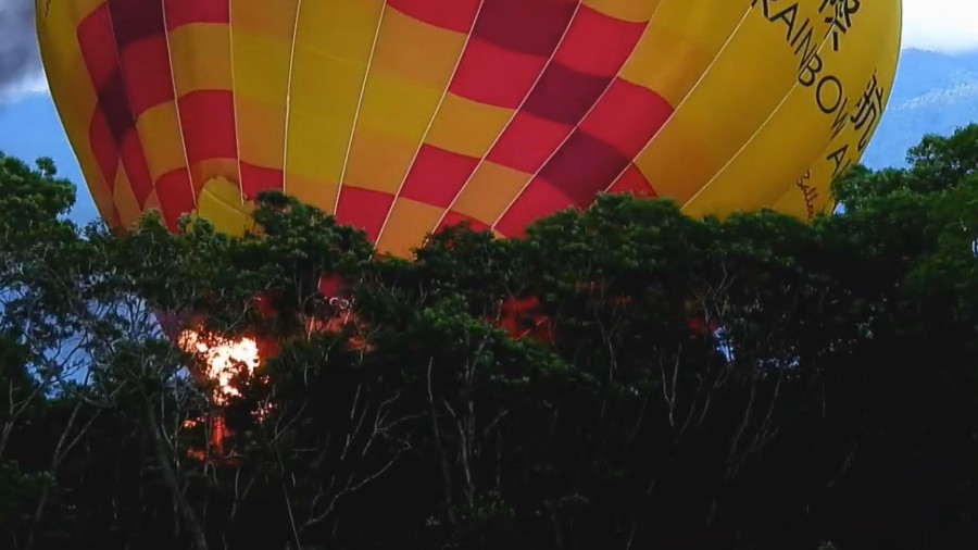 Hot Air Balloon Burnt, No Casualties Reported 台東熱氣球遇怪風著火 幸未載客無傷亡 ｜ 公視新聞 ...