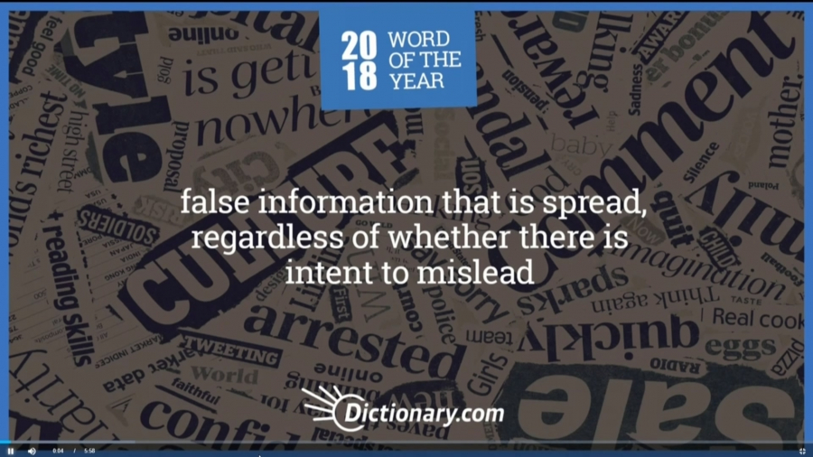 Dictionary.com年度字"Misinformation" ｜ 公視新聞網 PNN